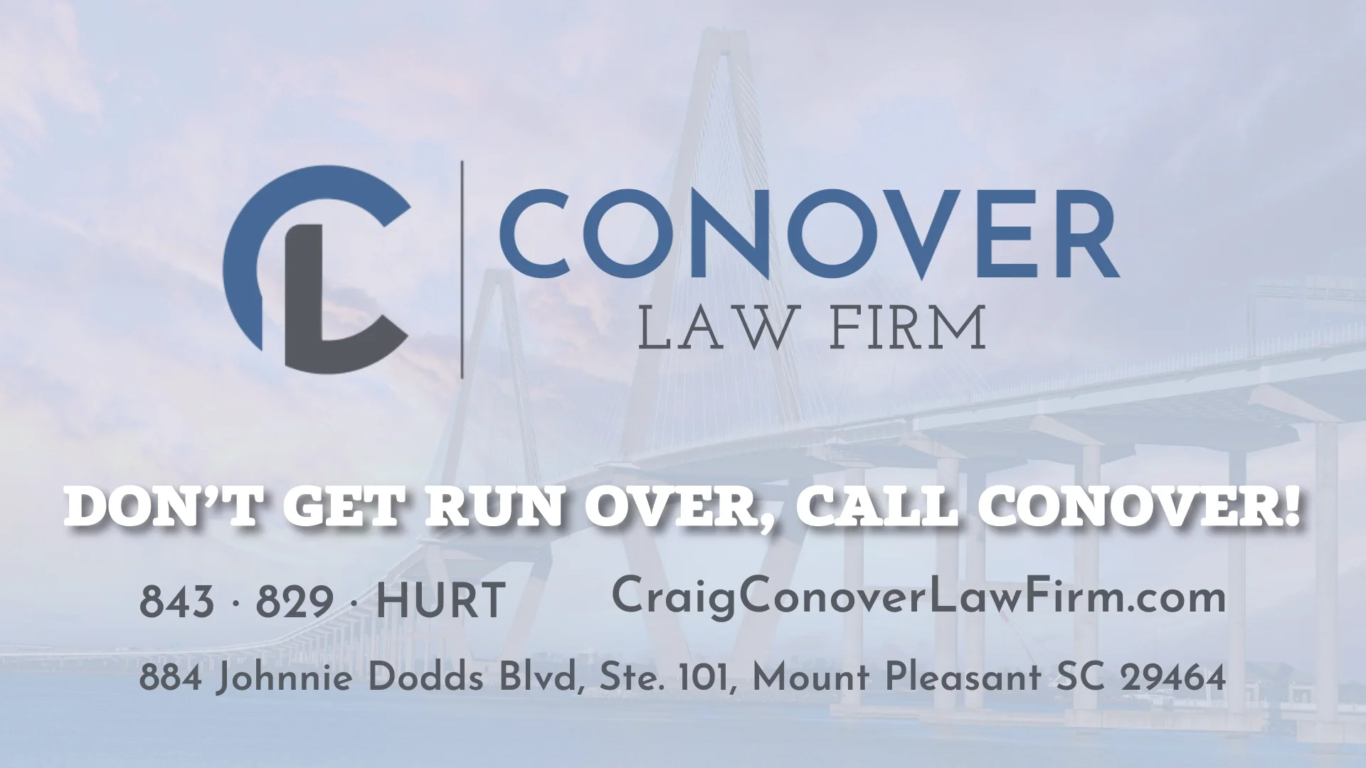 Conover Law Firm | Charleston | TV - Craig Conover Law Firm | Call Me ...