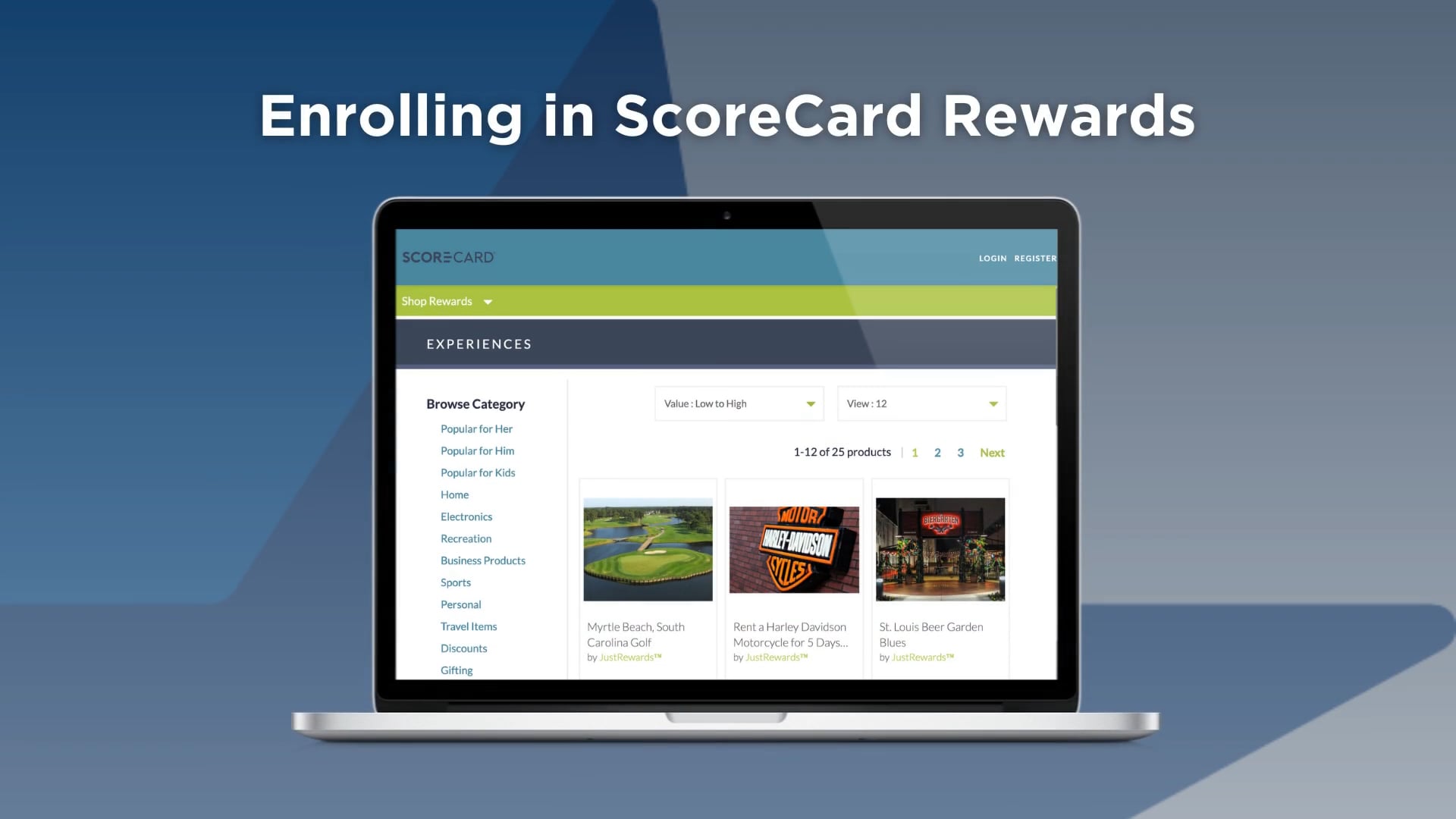 Enrolling in Scorecard Rewards on Vimeo