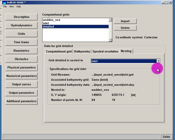 Delft3D Tutorial - Nested wave model on Vimeo
