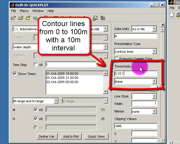 Delft3D Tutorial - QuickPlot on Vimeo