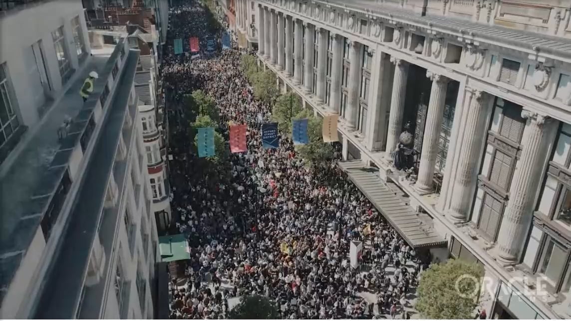 Mega protest 1 miljoen mensen London 24-04-2021 on Vimeo