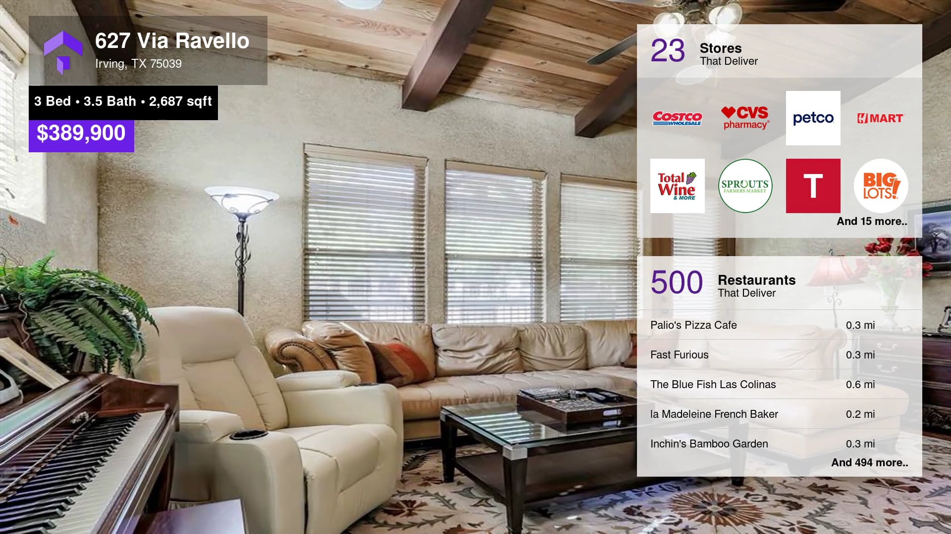 $389,900 Condominium for sale - 627 Via Ravello, Irving, TX - 75039 on ...