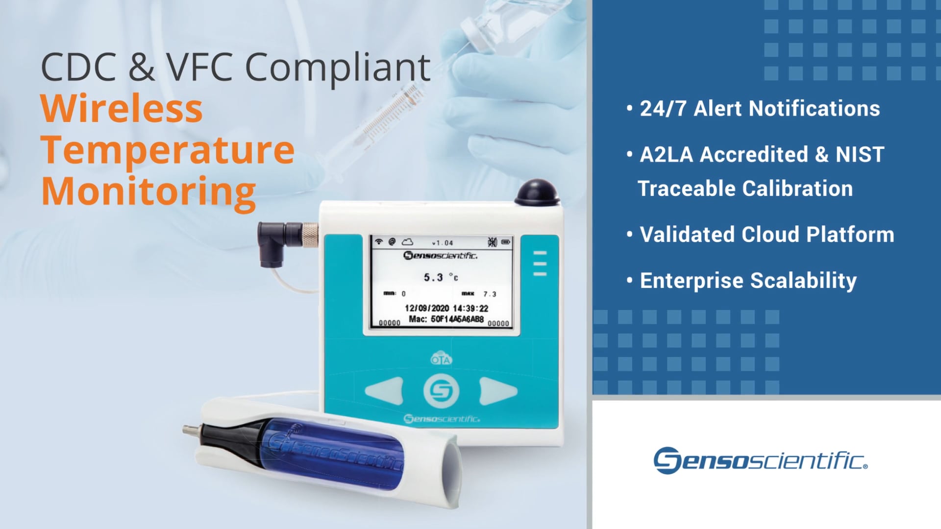 Environmental Monitoring - SensoScientific | CDC & VFC Compliant ...