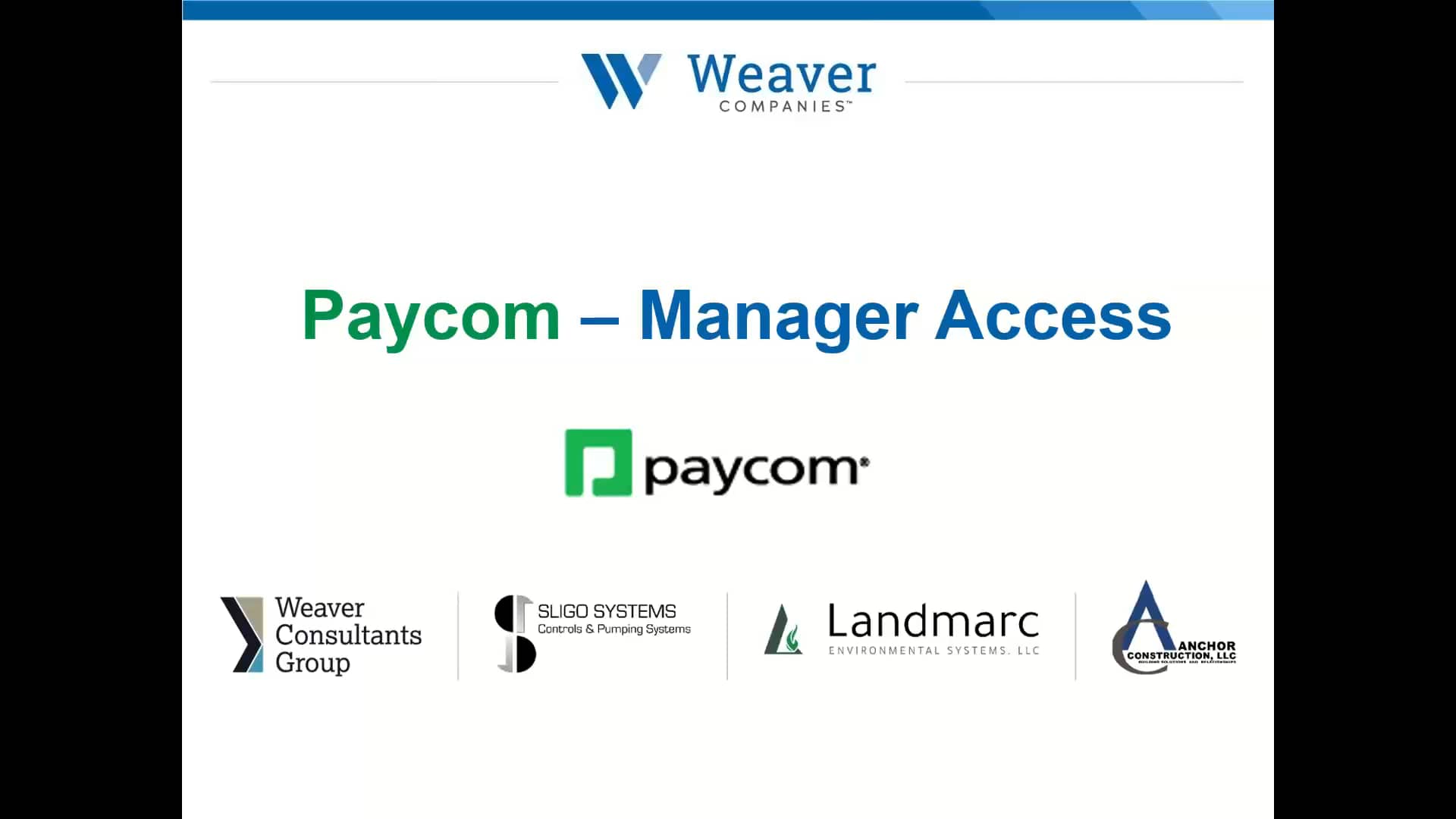 Paycom Manager Access Demo on Vimeo