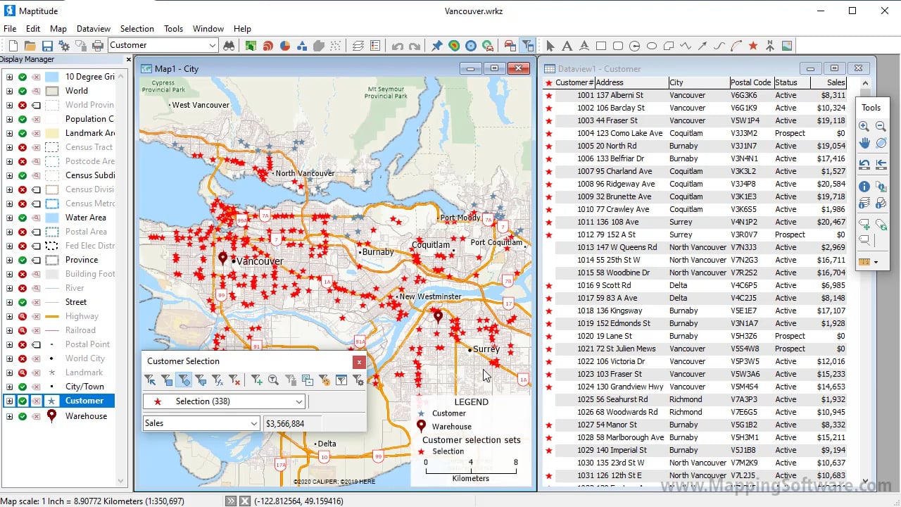Maptitude Video: Filters and Selection Sets