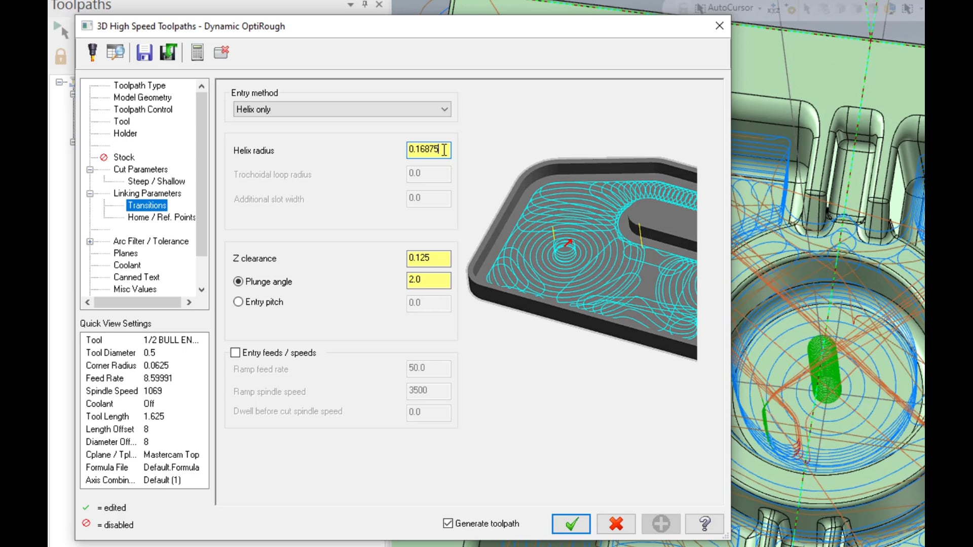 Mastercam 2023 Library - 3D toolpath Transitions Mastercam 2023 Library - 3D toolpath Transitions