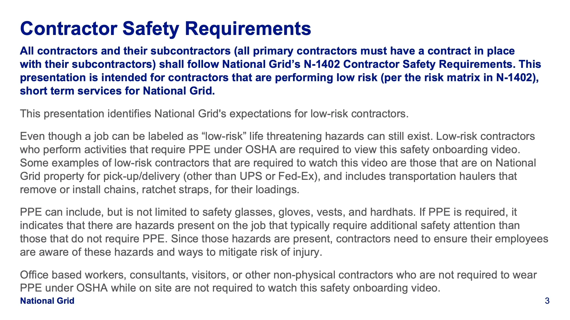 Safety Onboarding Video For Low-Risk Contractors.mp4 on Vimeo