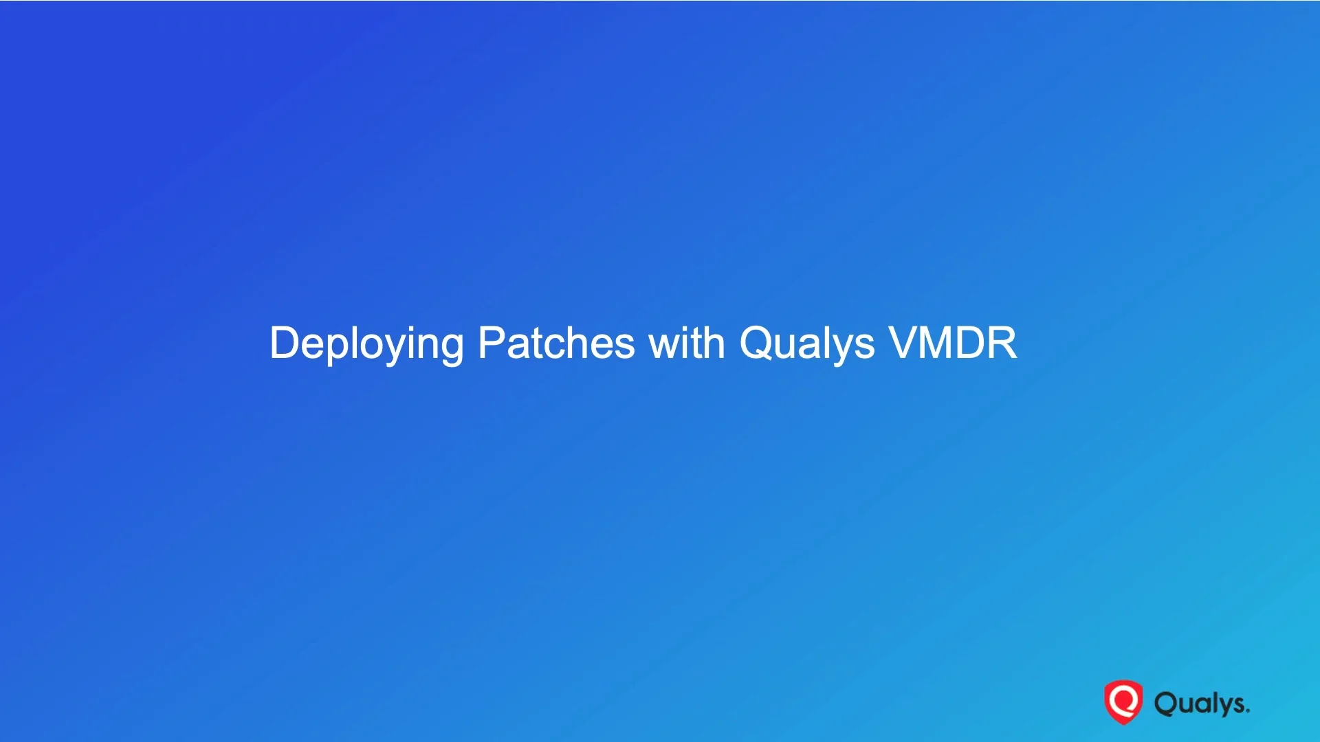 Patching from VMDR on Vimeo