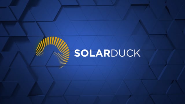 Watch: SolarDuck debuts its floating solar platform - Offshore Energy