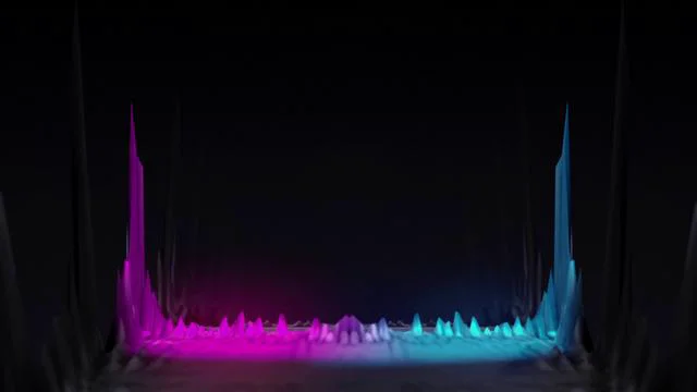 SweatnRace - Animated Frequency spectrum with Processing/C4D