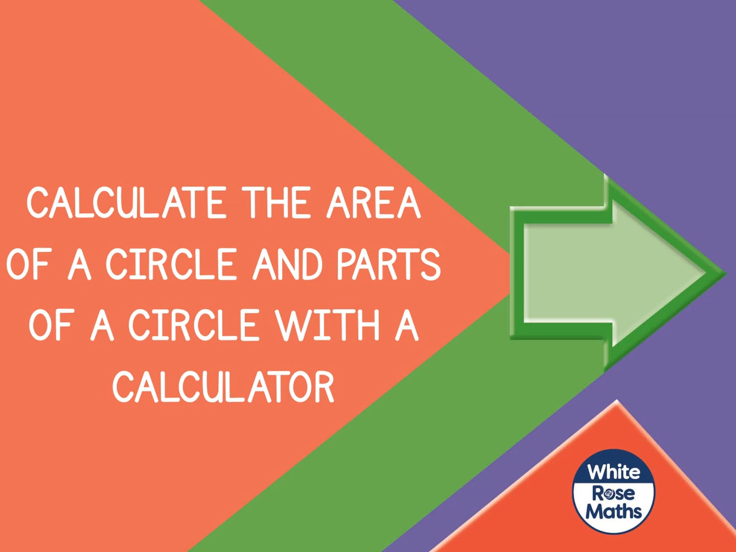 Sum8.2.6 - Calculate the area of a circle and parts of a circle with a ...