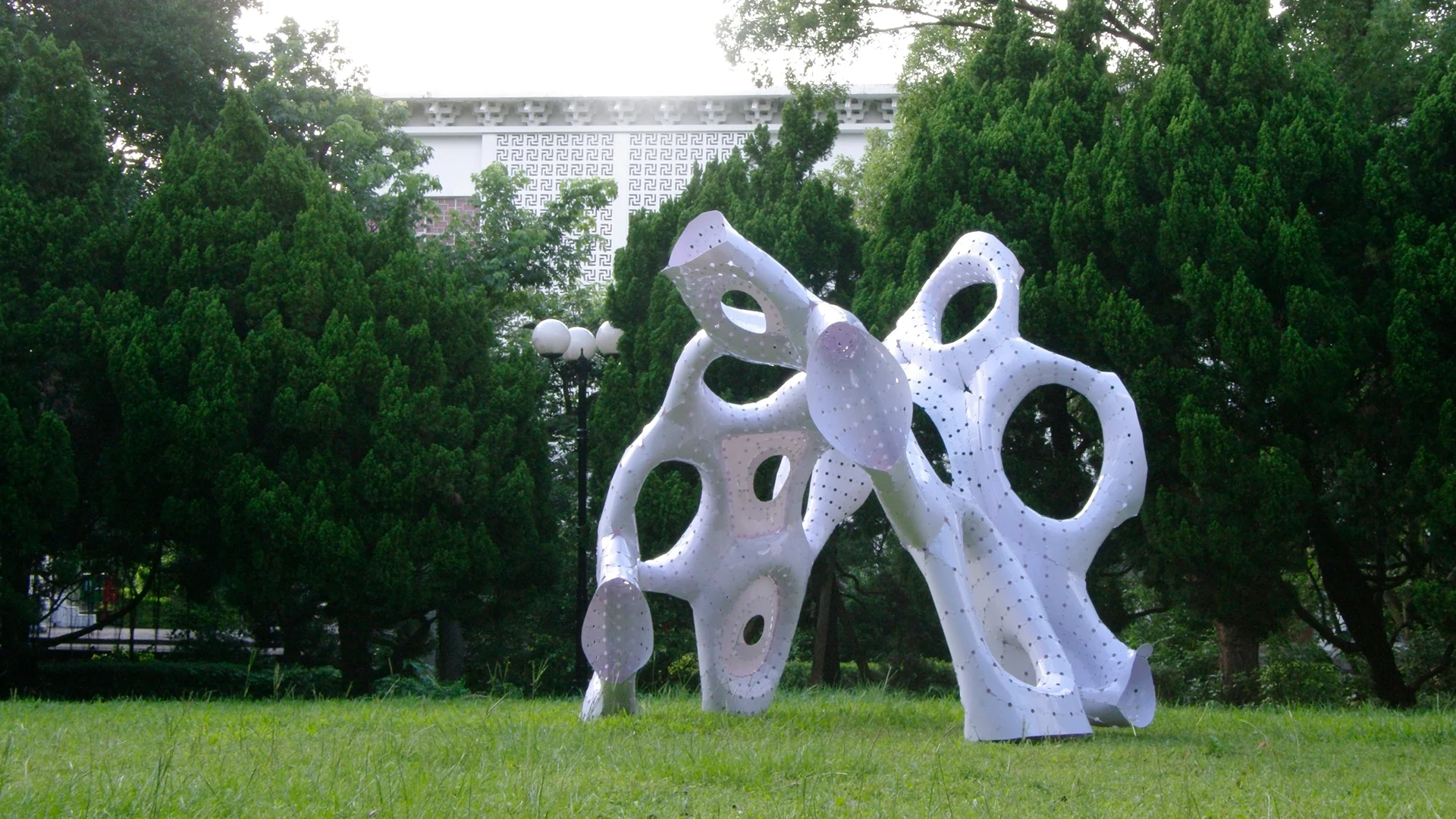 Bending-Active Form and Structure Pavilion 2016-17 on Vimeo