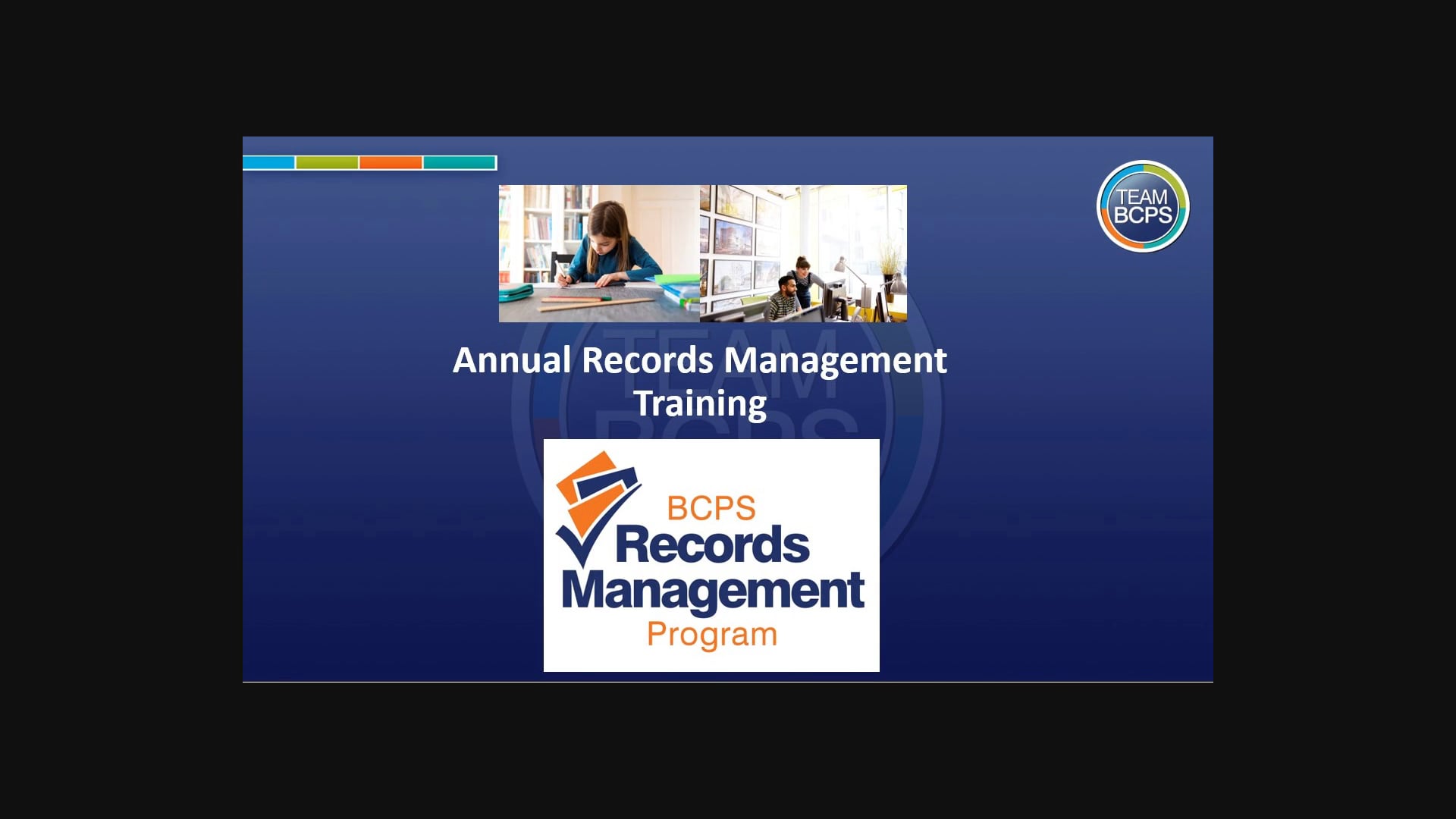 Annual Records Management Training on Vimeo