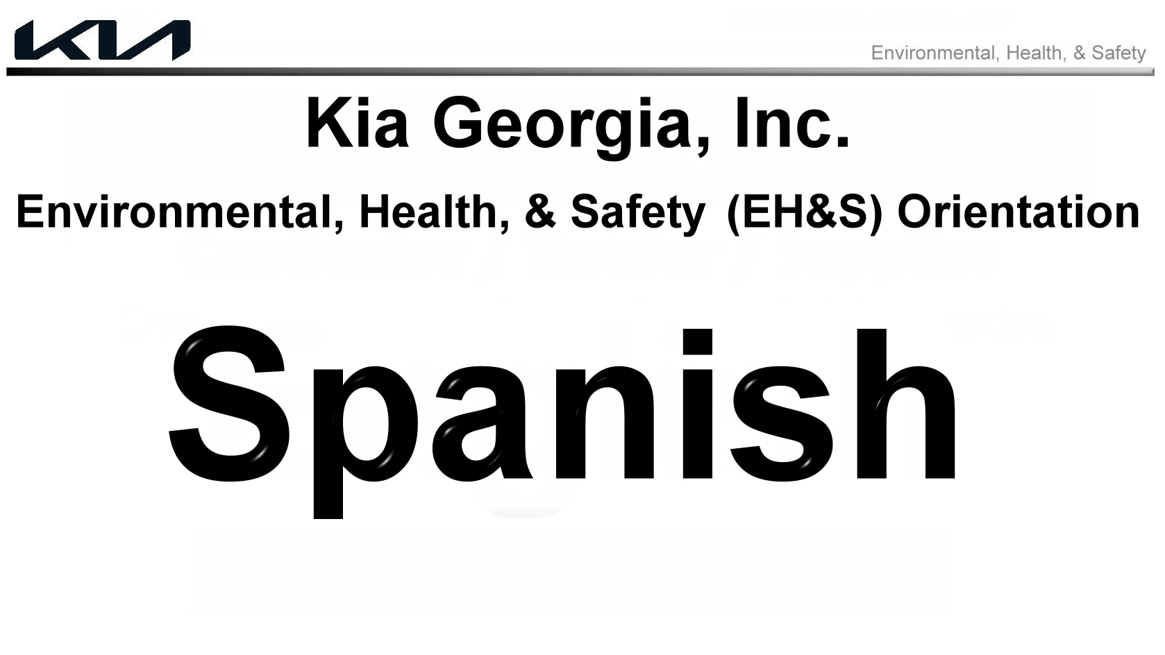 Contractor Orientation - SPANISH