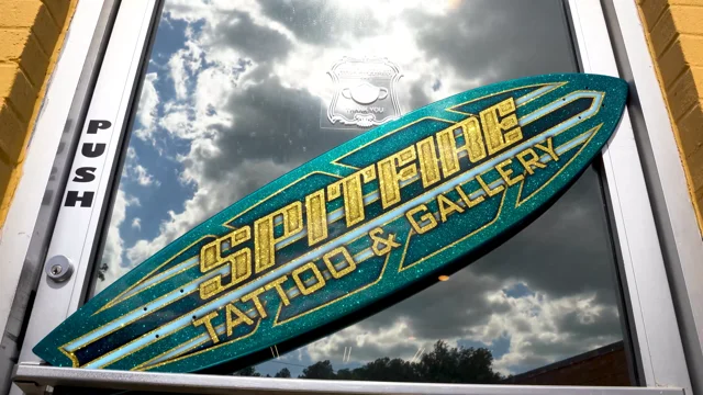 Spitfire Logo Tattoo