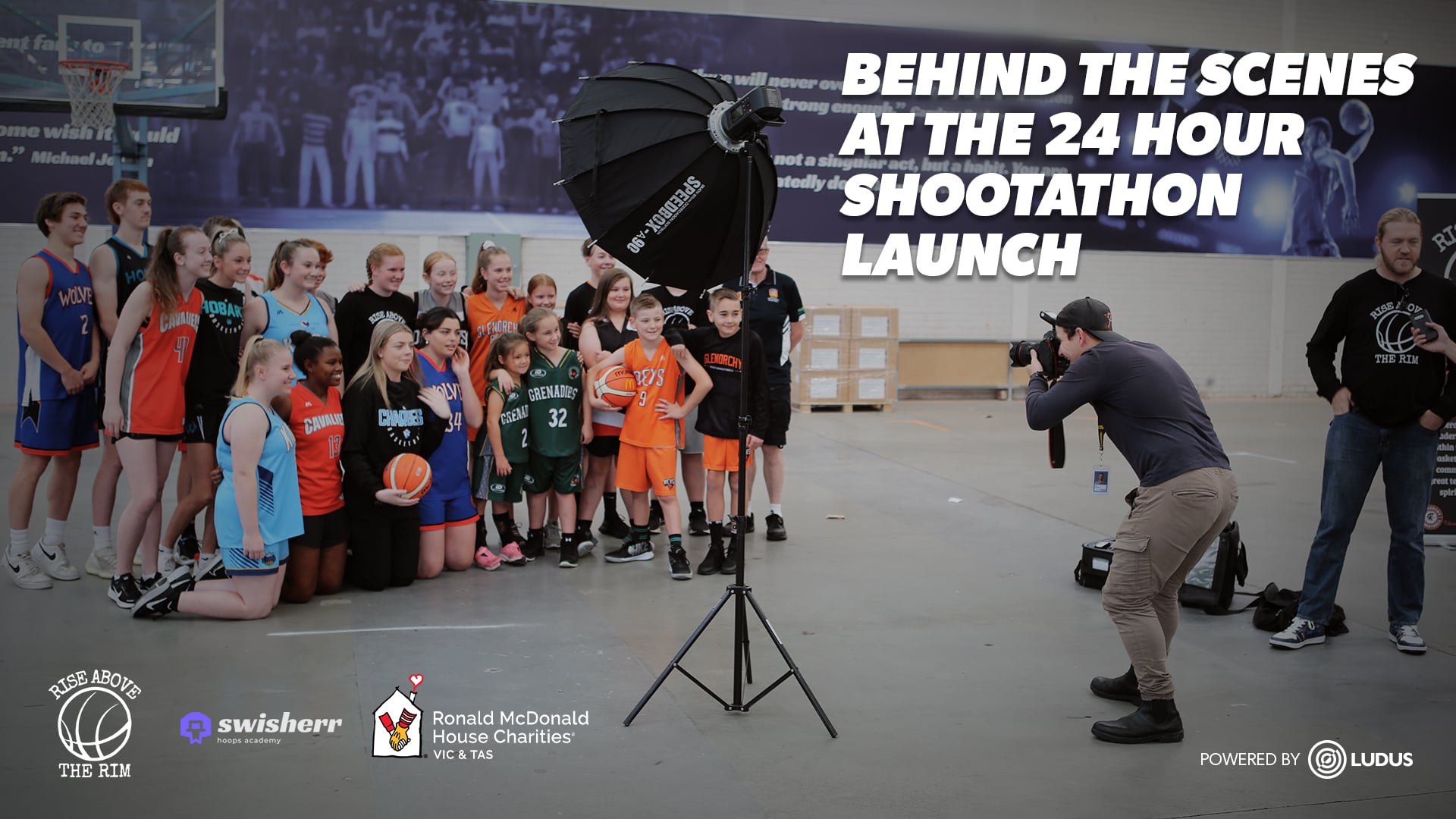 Behind the Scenes at the Rise Above the Rim 24 Hour Shootathon launch ...