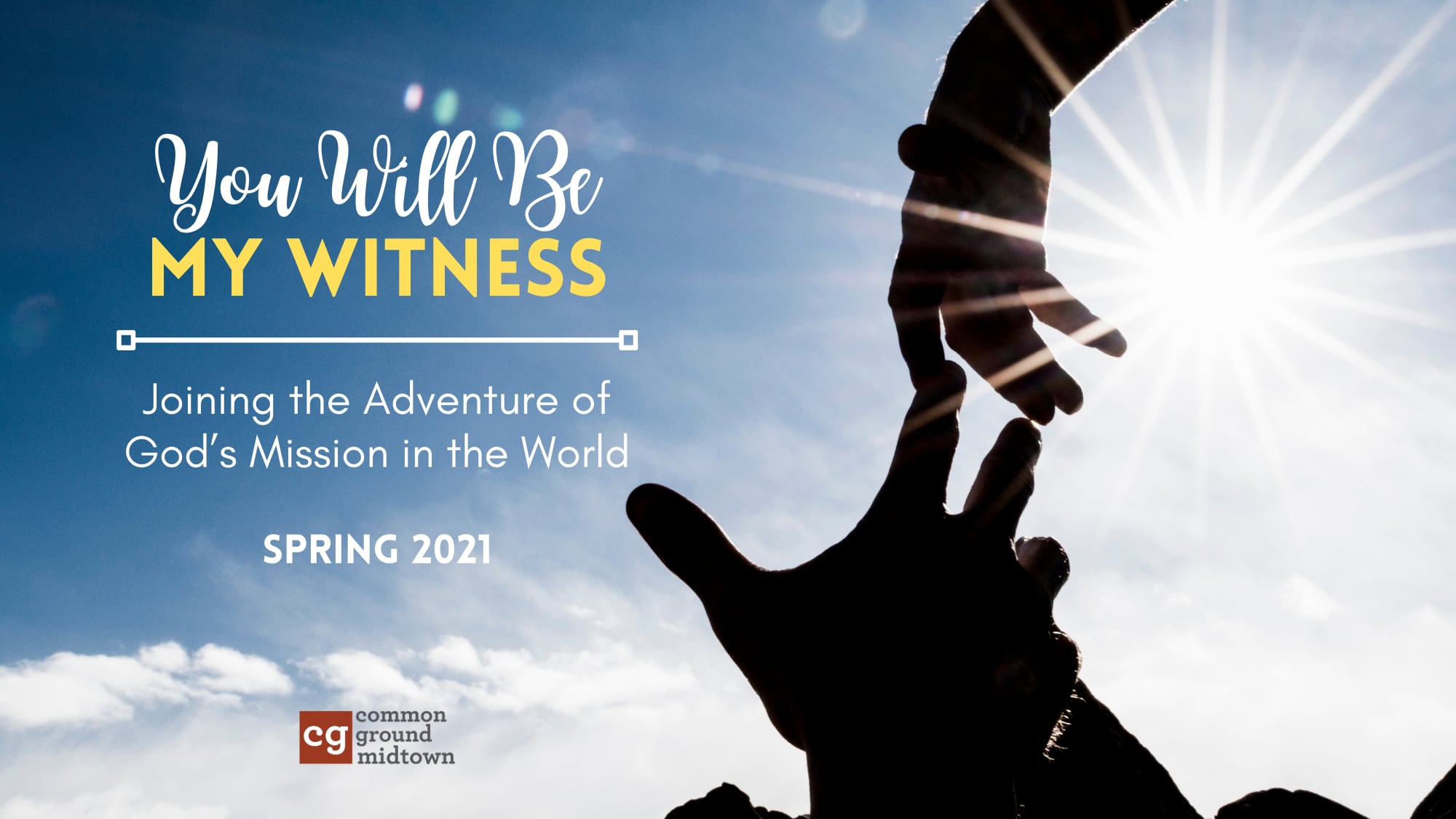 You Will Be My Witness Week 4 / Full Service / May 2, 2021 on Vimeo