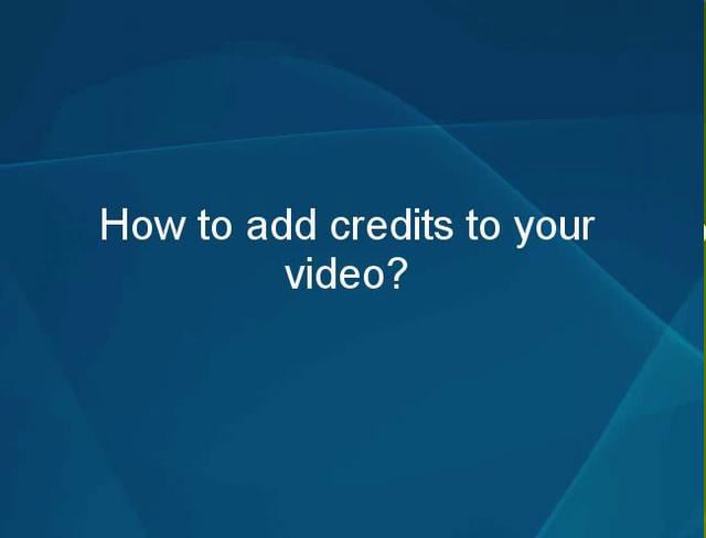 How to add credits to your video using AVS Video Editor? on Vimeo