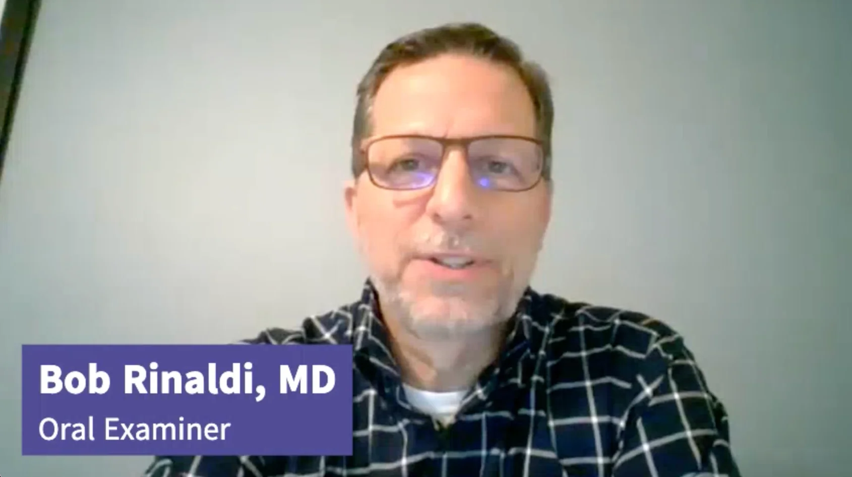 Examiner Advice: Dr. Bob Rinaldi on Vimeo