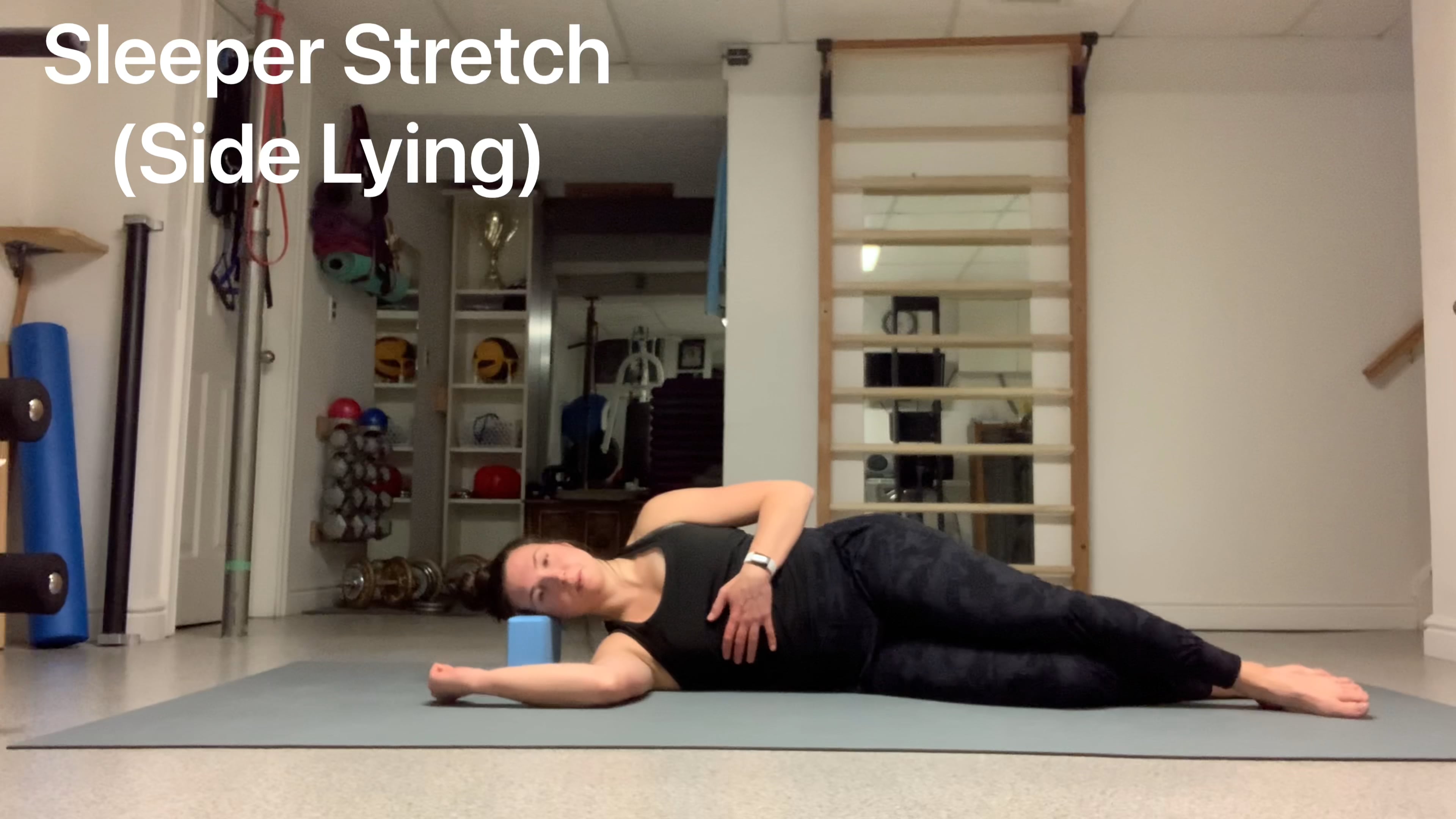 Sleeper Stretch (Side Lying) on Vimeo