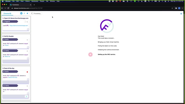 Test Debugging and Editing - Quick Failures Diagnosis - Functionize