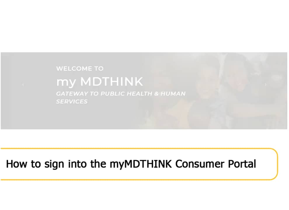 How to Sign in to the myMDTHINK Consumer Portal on Vimeo
