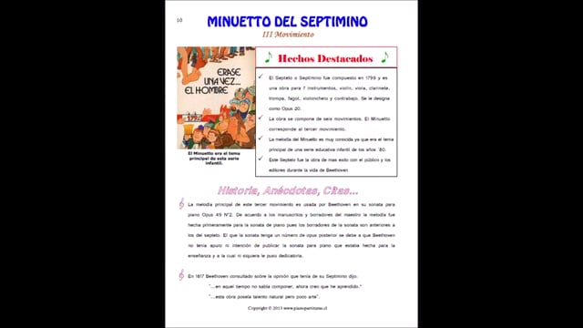 1.- Beethoven Minuetto Septimino on Vimeo