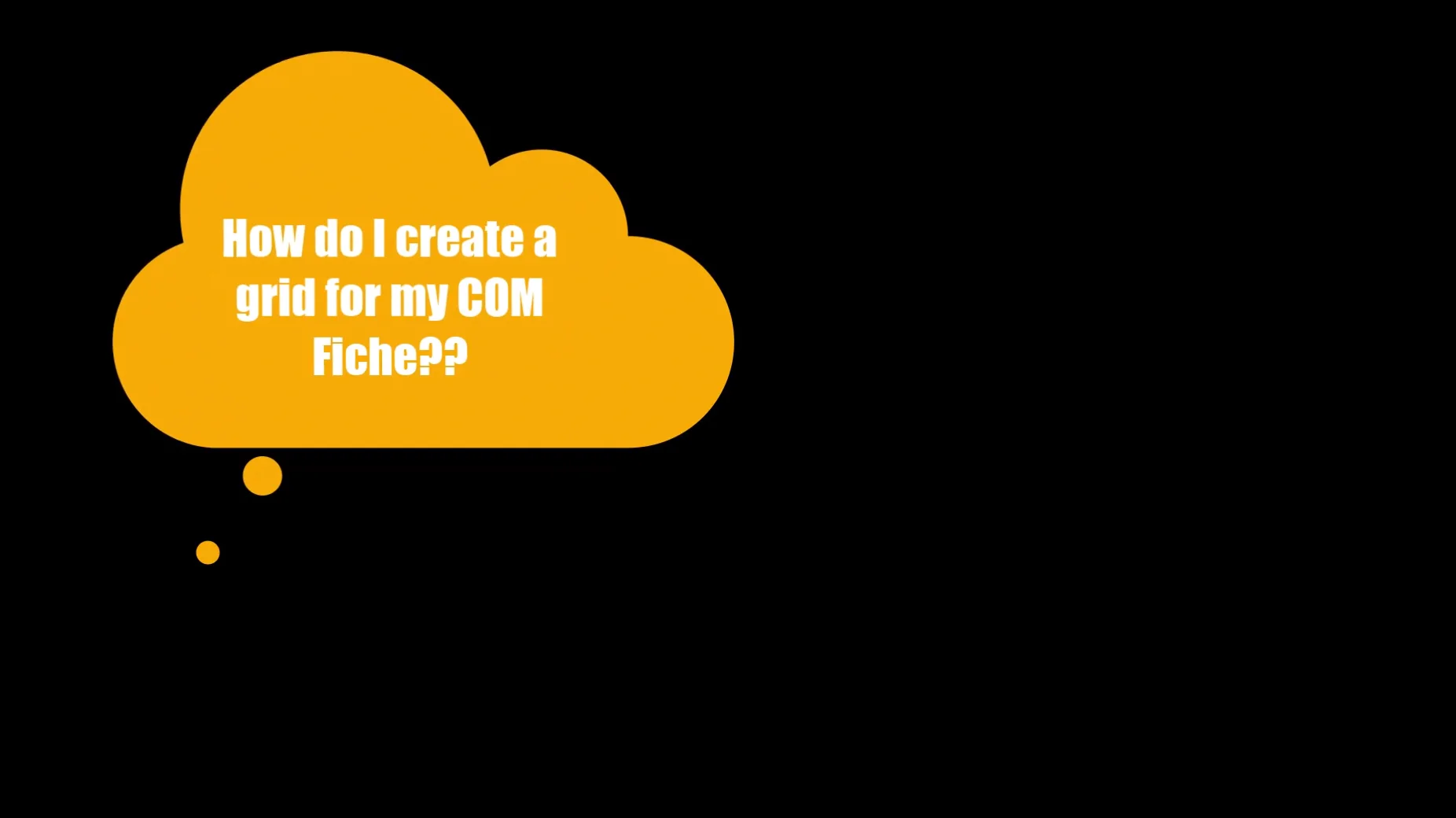 How to create a virtual grid for COM fiche