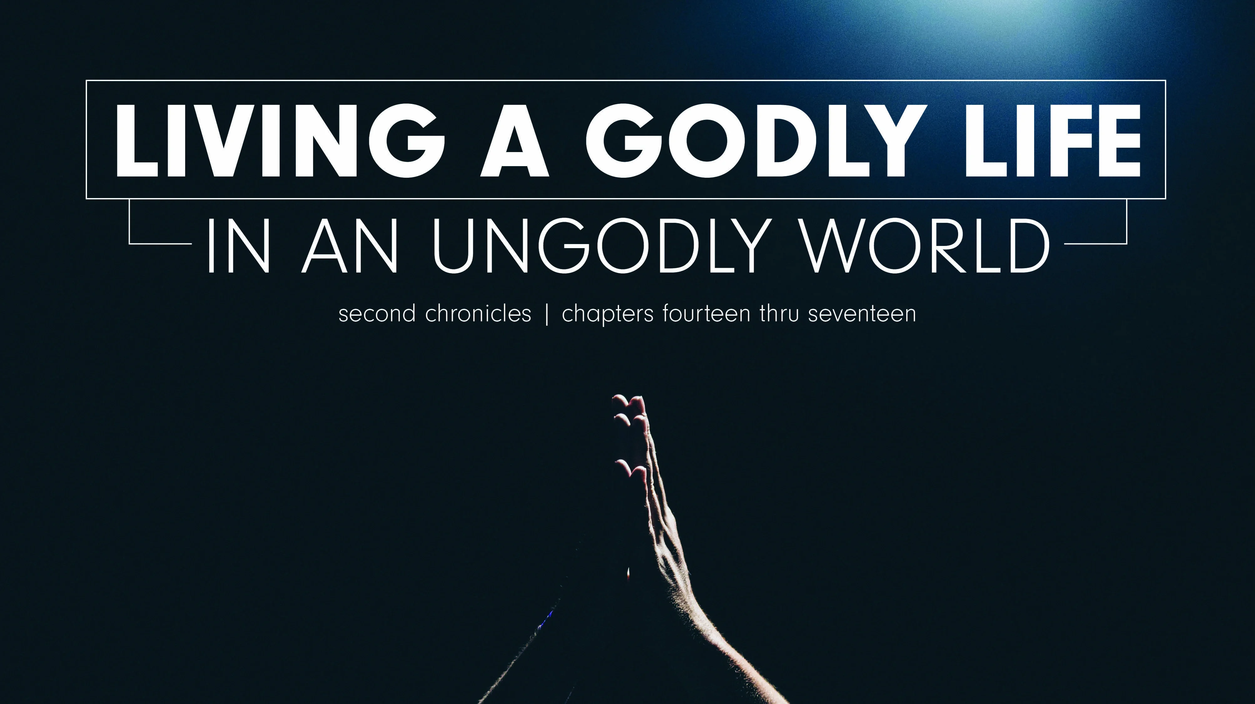 Living a Godly Life in an Ungodly World - Pursuing Godliness.mp4 on Vimeo