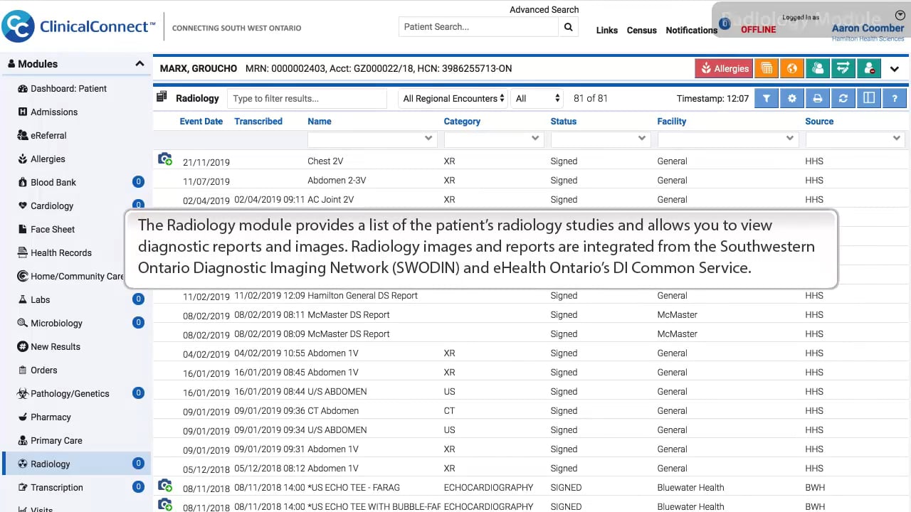 Radiology Module on Vimeo