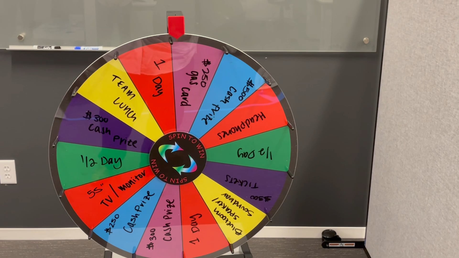 Spin the wheel - Highest Customer Satisfaction Score on Vimeo