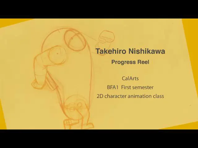 2D Character Animation Progress Reel on Vimeo
