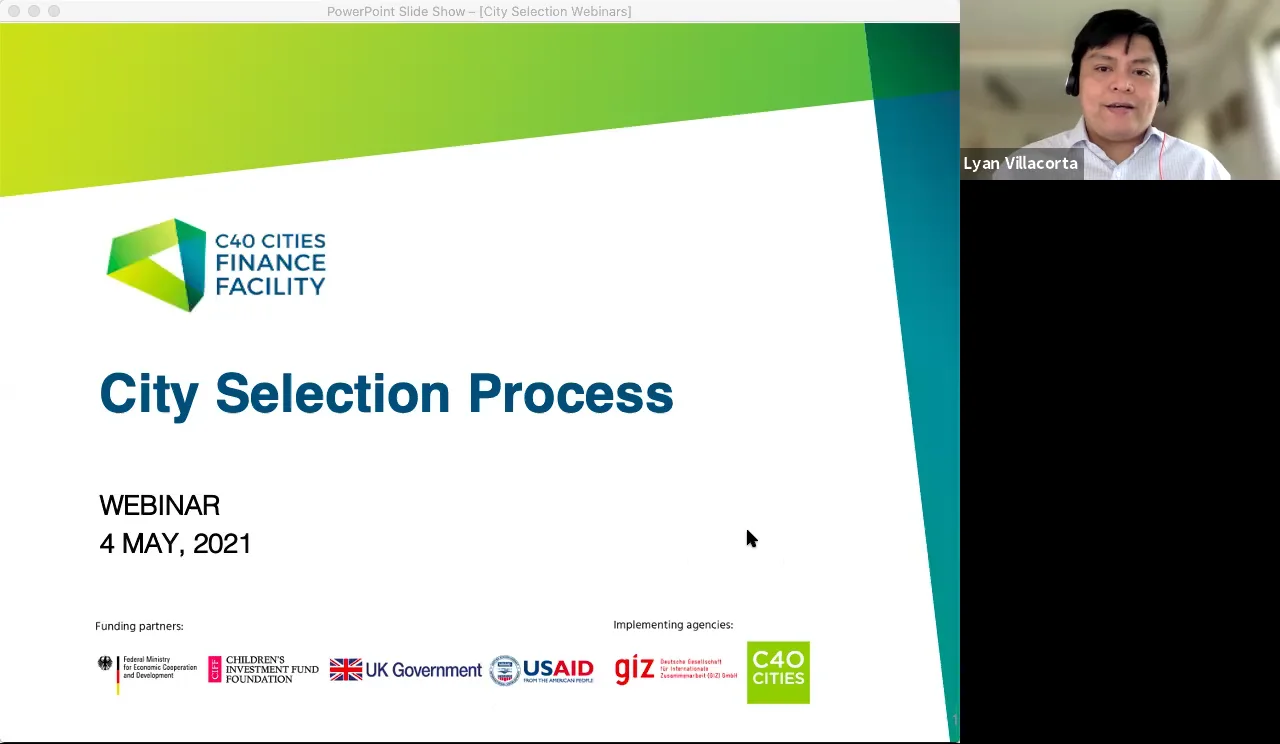 C40 Cities Finance Facility - Webinar on Application Process - Asia ...