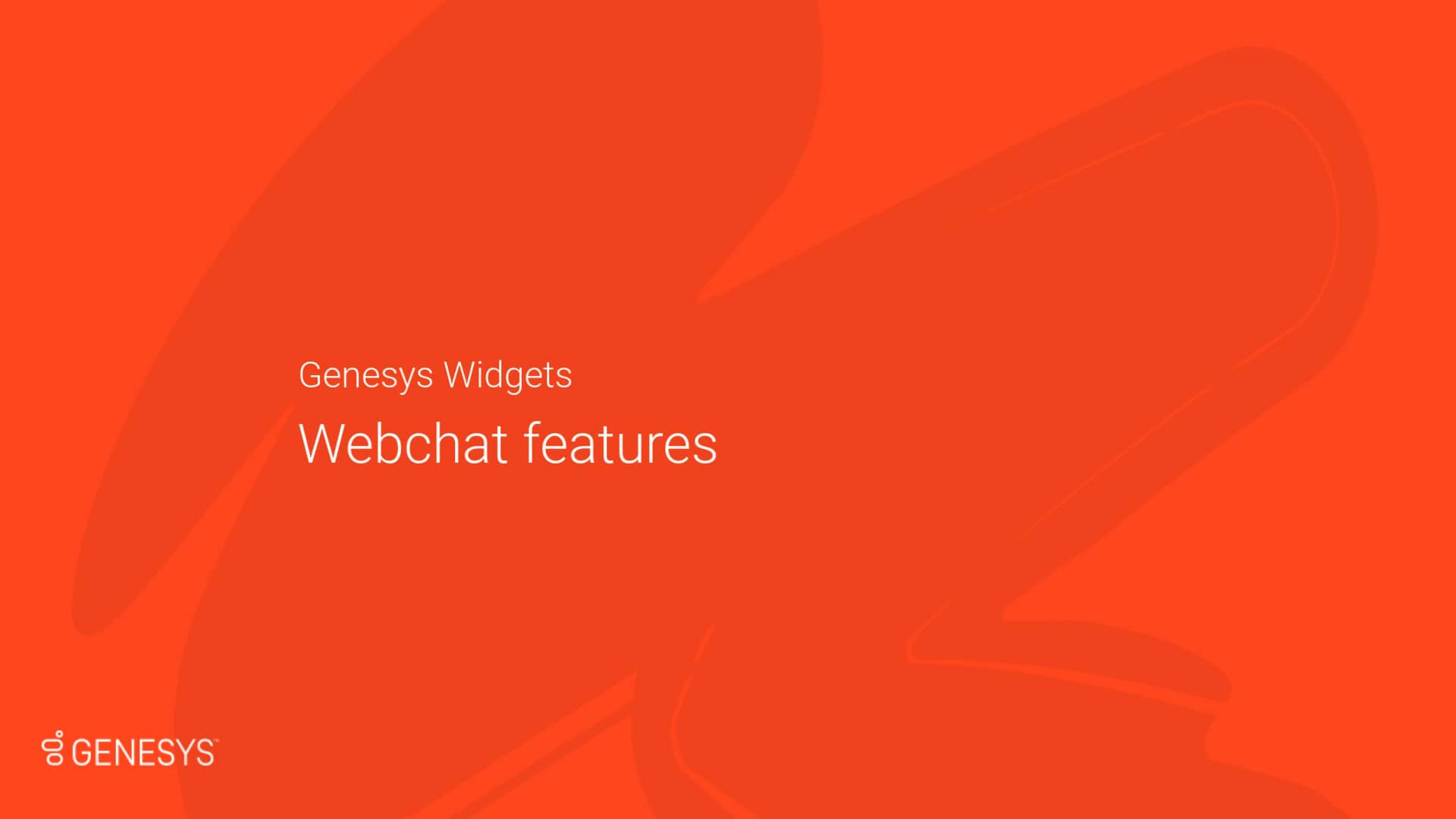 Genesys Widgets: Webchat features on Vimeo