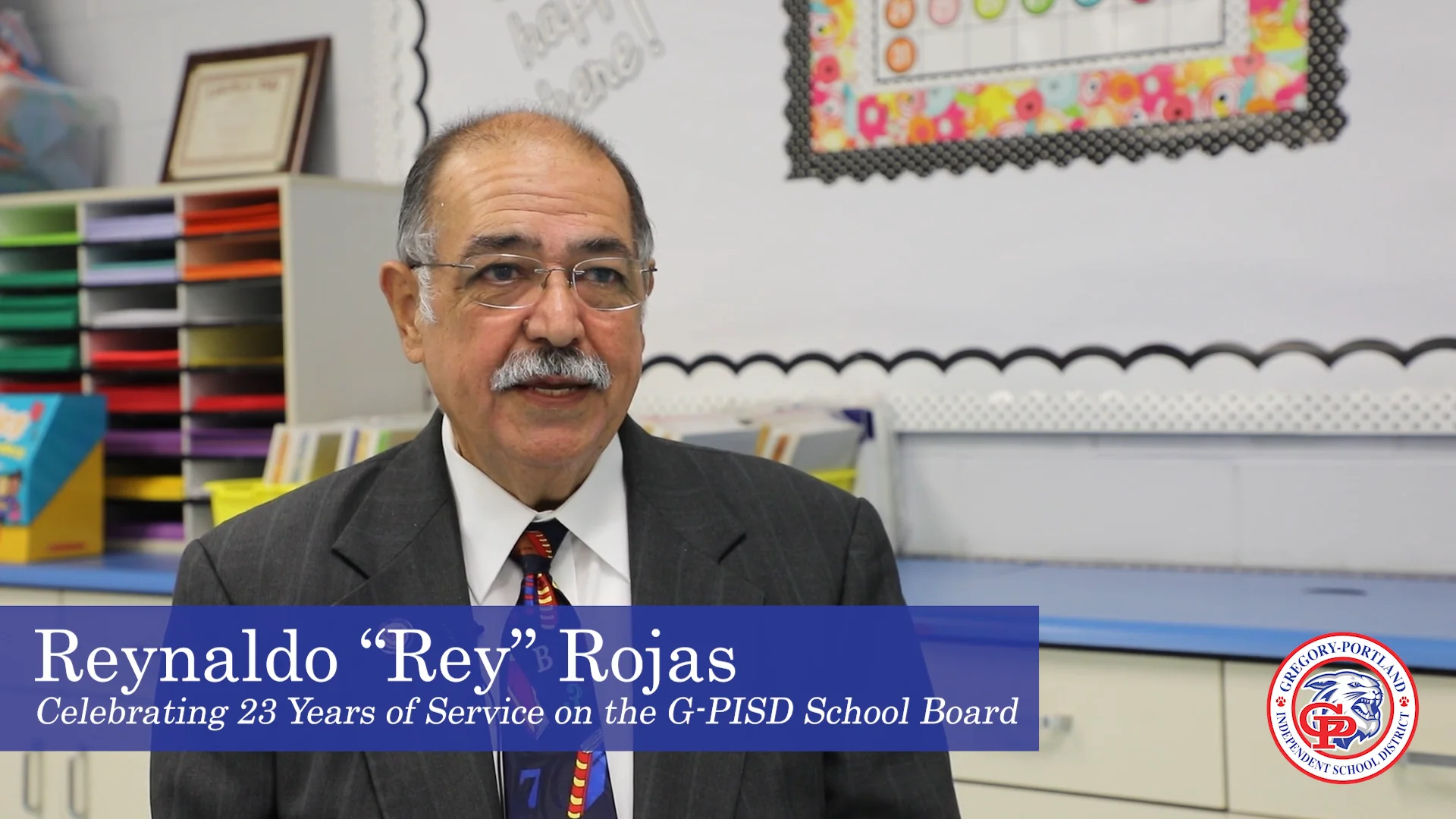 Reynaldo "Rey" Rojas | Celebrating 23 Years of Service on the G-PISD ...