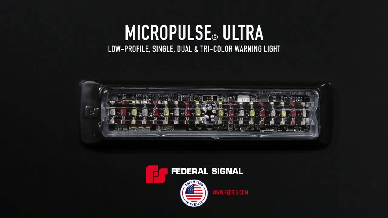 Federal Signal MicroPulse Ultra External Mount Perimeter Lights on Vimeo