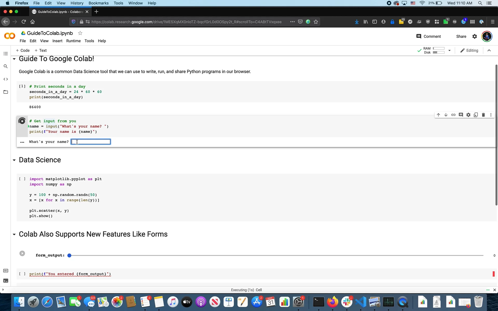 Google Colab Introduction Tutorial