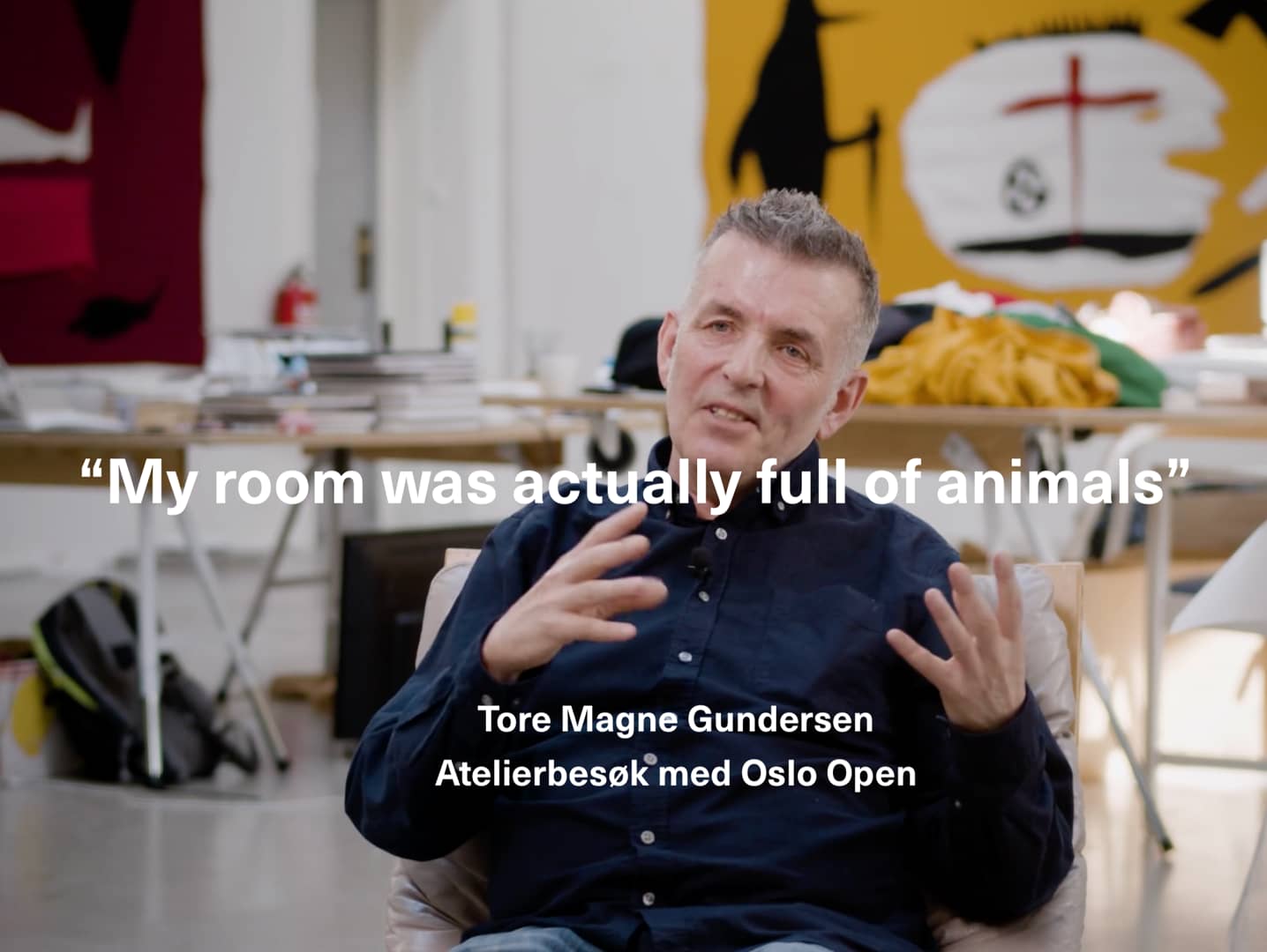 Tore Magne Gundersen - Atelierbesøk med Oslo Open on Vimeo