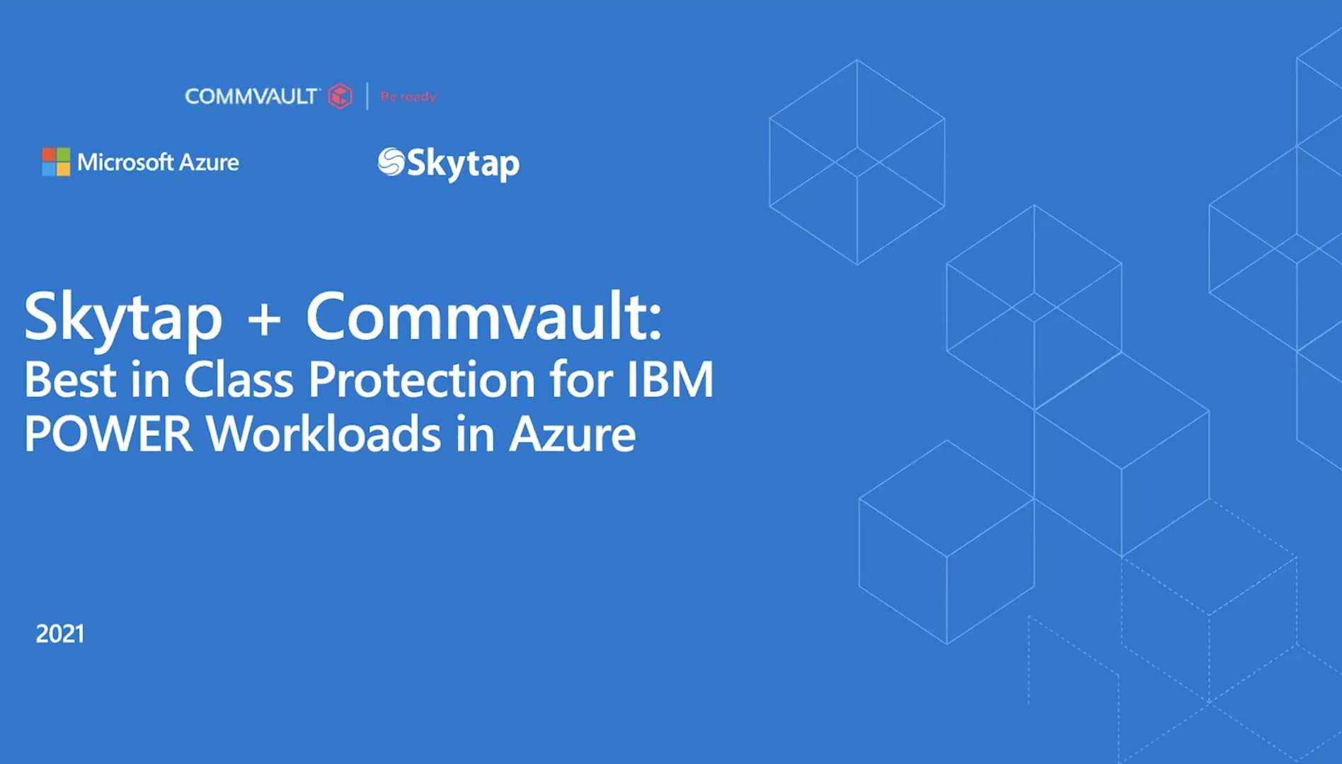 Skytap + Commvault: Best in Class Protection for IBM POWER Workloads in Azure on Vimeo