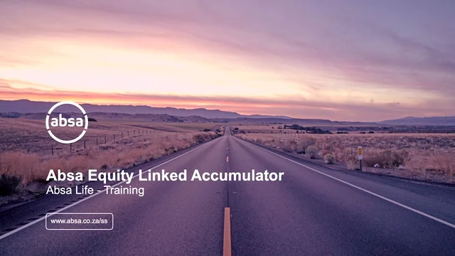 Absa Equity Linked Accumulator Training Presentation