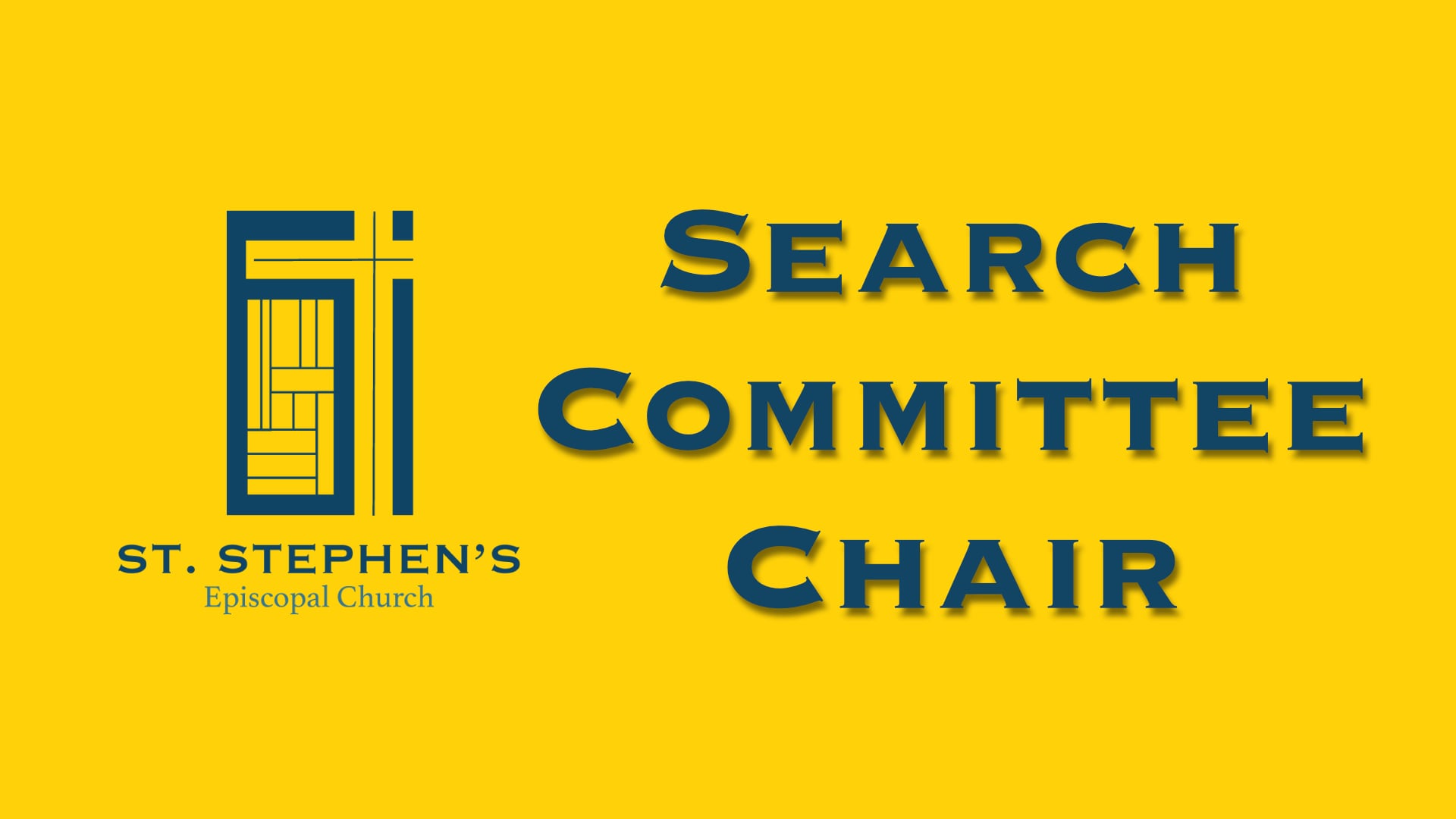 Search Committee Chair Announcement on Vimeo
