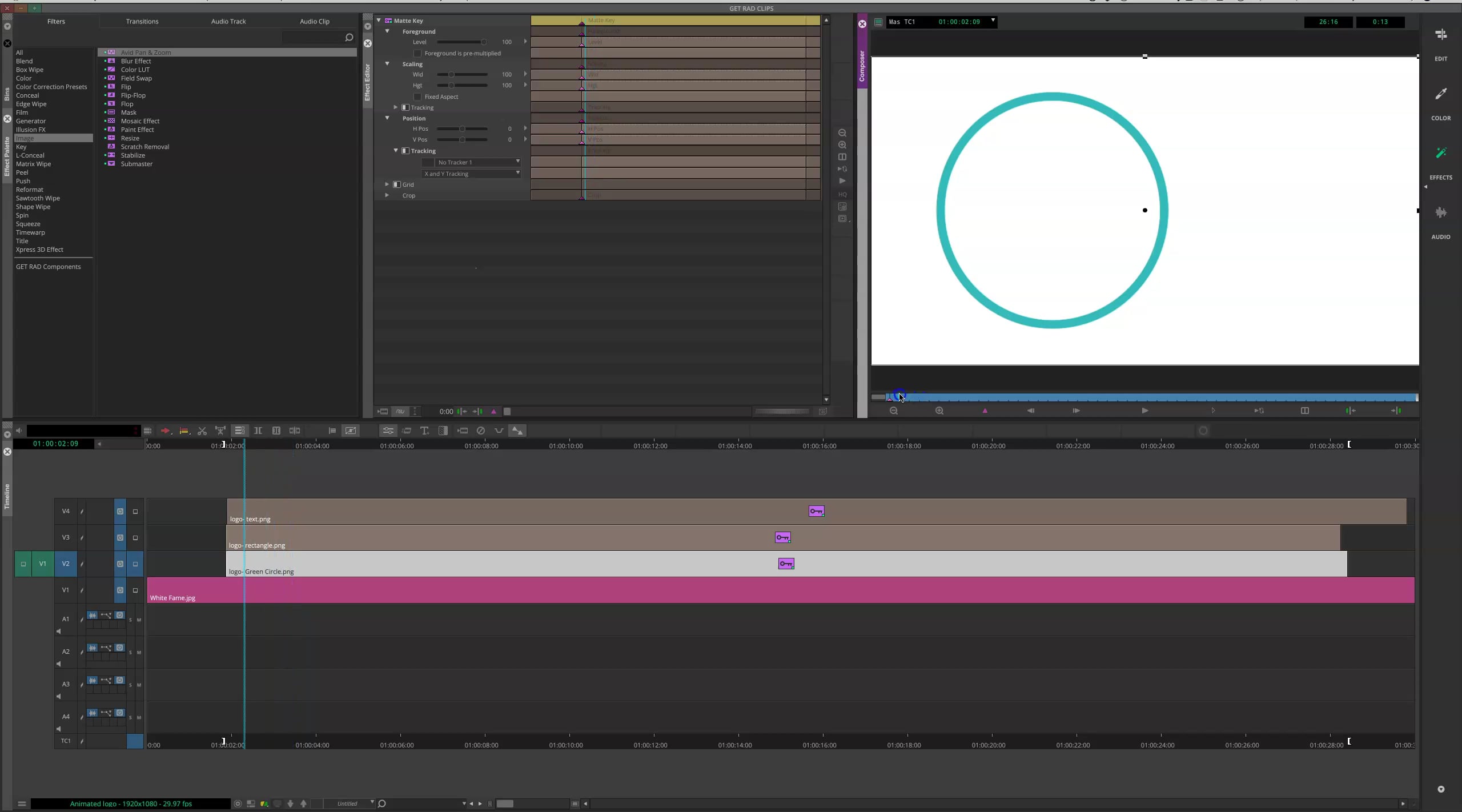 Animated logo in Avid on Vimeo