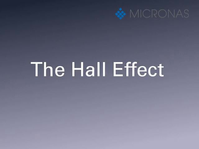 Hall Effect Animation for MICRONAS GmbH (engl.) on Vimeo