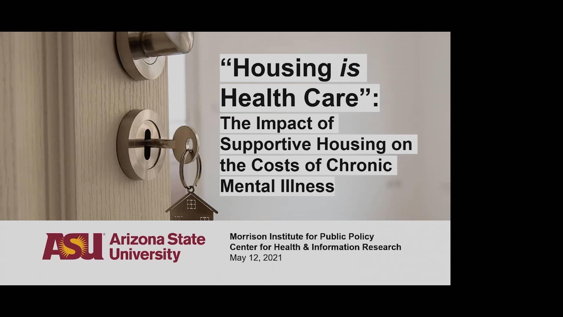 Housing is Health Care Webinar - Recorded May 12, 2021 on Vimeo