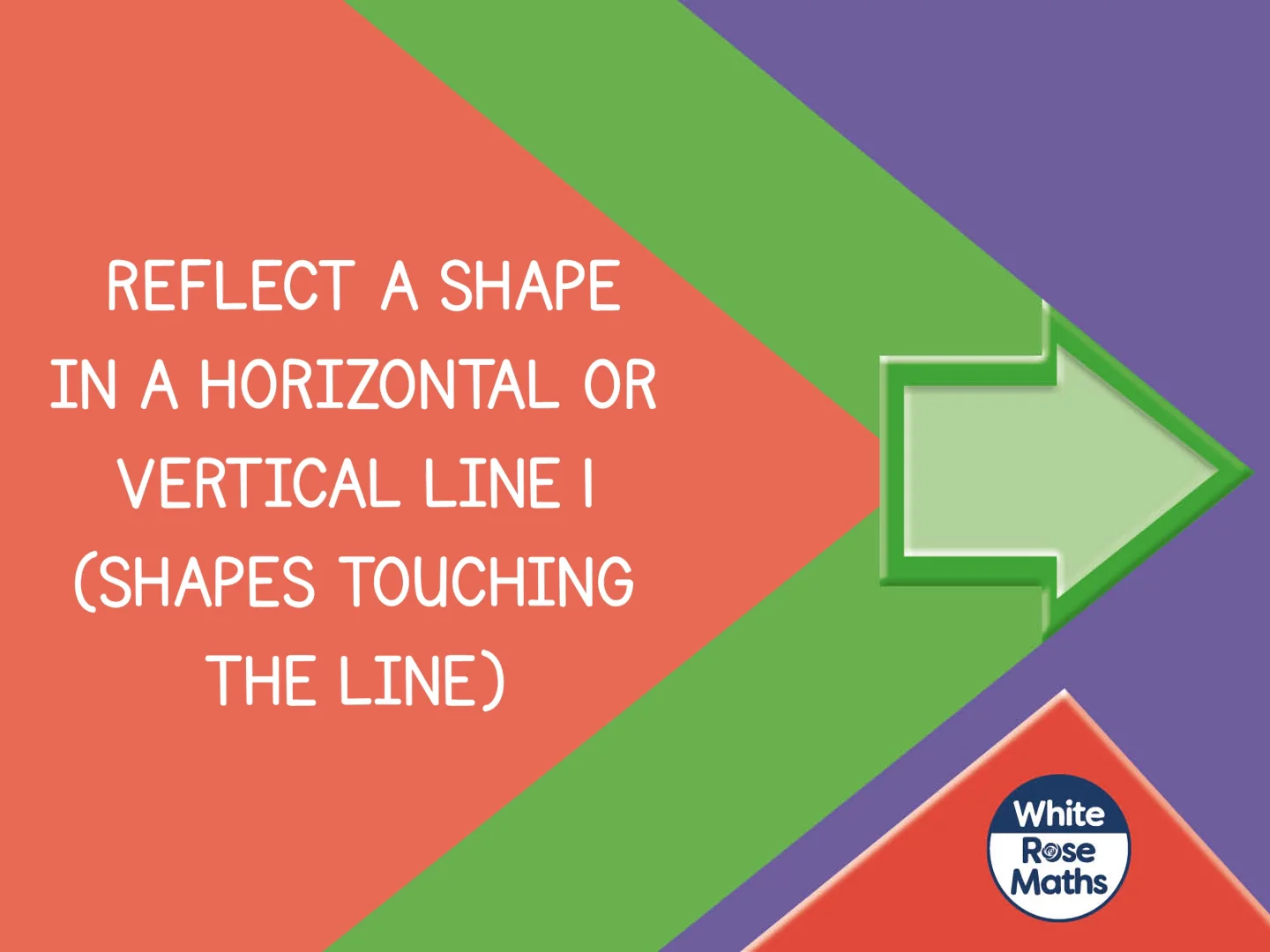 Sum8.3.2 - Reflect a shape in a horizontal or vertical line