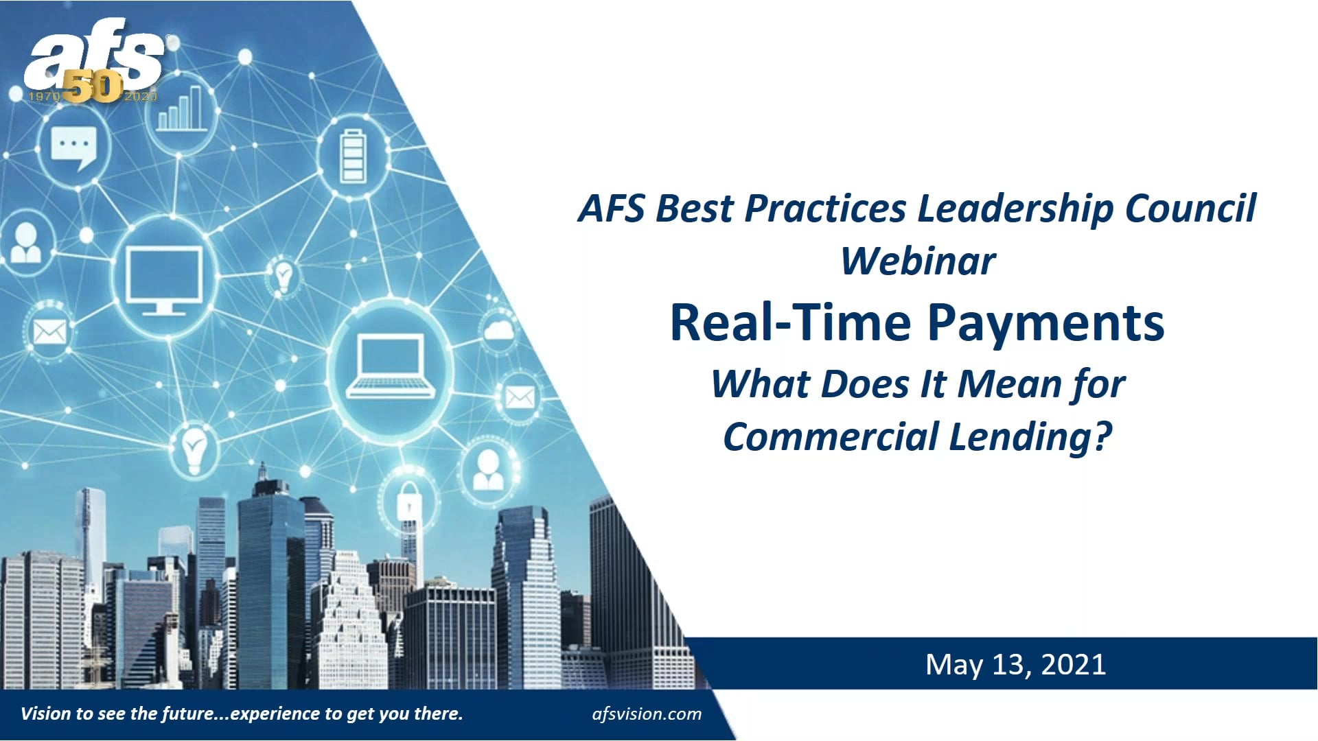 AFS BPLC Webinar_Real-Time Payments – What Does it Mean for Commercial ...
