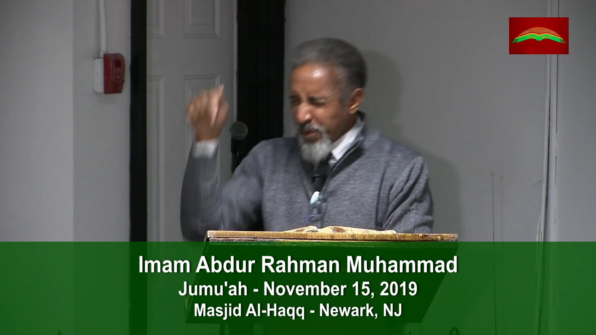 Imam Abdur Rahman Muhammad - November 15, 2019 on Vimeo