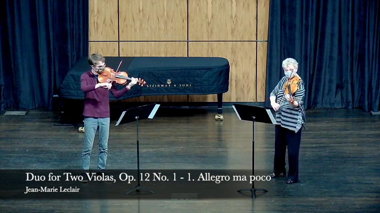 5-2-21 Bedtime With Bach - Tatiana Kotcherguina & Isaac Asher, viola on ...