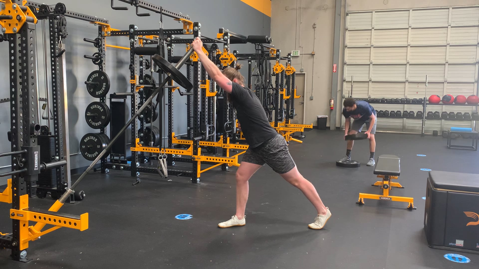 Split Stance Landmine Press on Vimeo