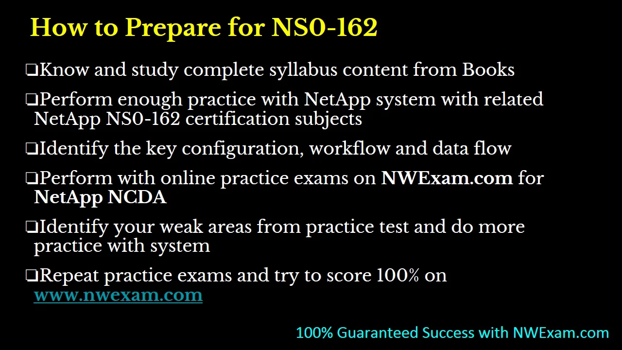 How to Prepare for NetApp NS0-162 NCDA Certification? on Vimeo